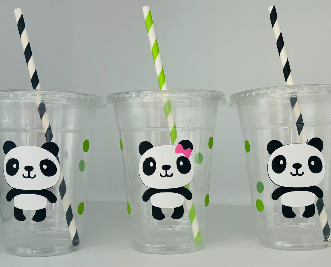 Panda Party Cups, Panda Birthday Party Cups, Panda Baby Shower, Panda ...