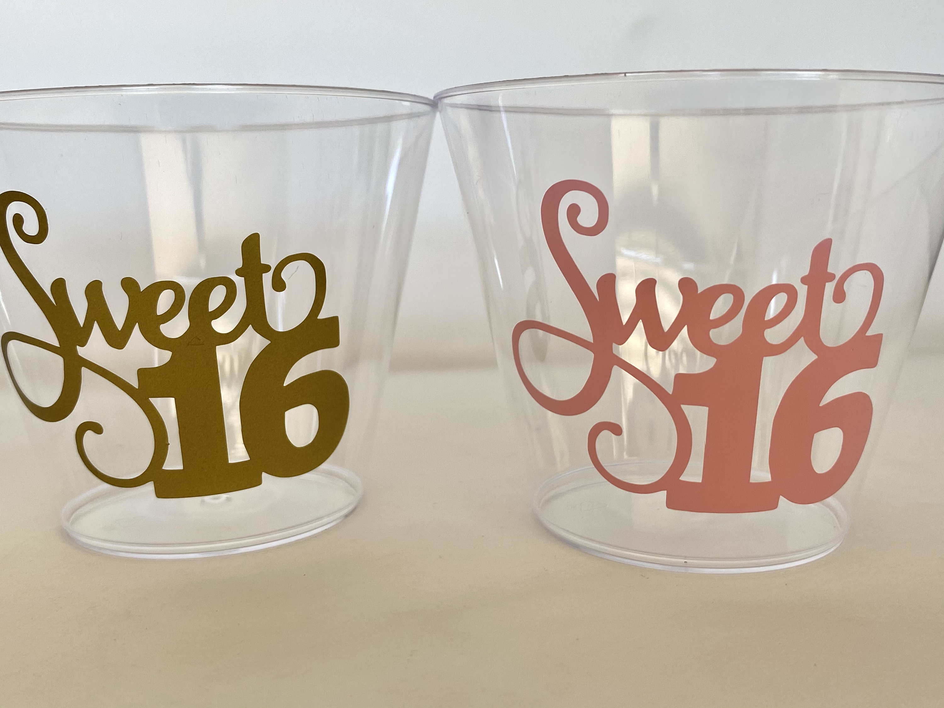 Sweet 16 Party Cups Sweet 16 Party Supplies Gold Sweet 16 - Etsy