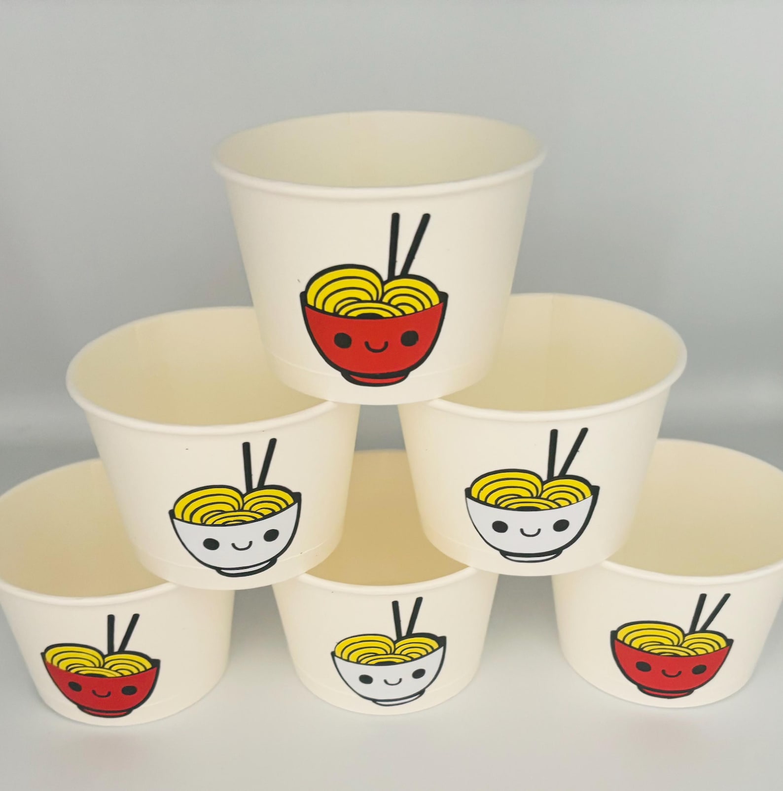 Ramen Party Cups, Ramen Birthday Party Cups, Ramen Night, Ramen Party ...