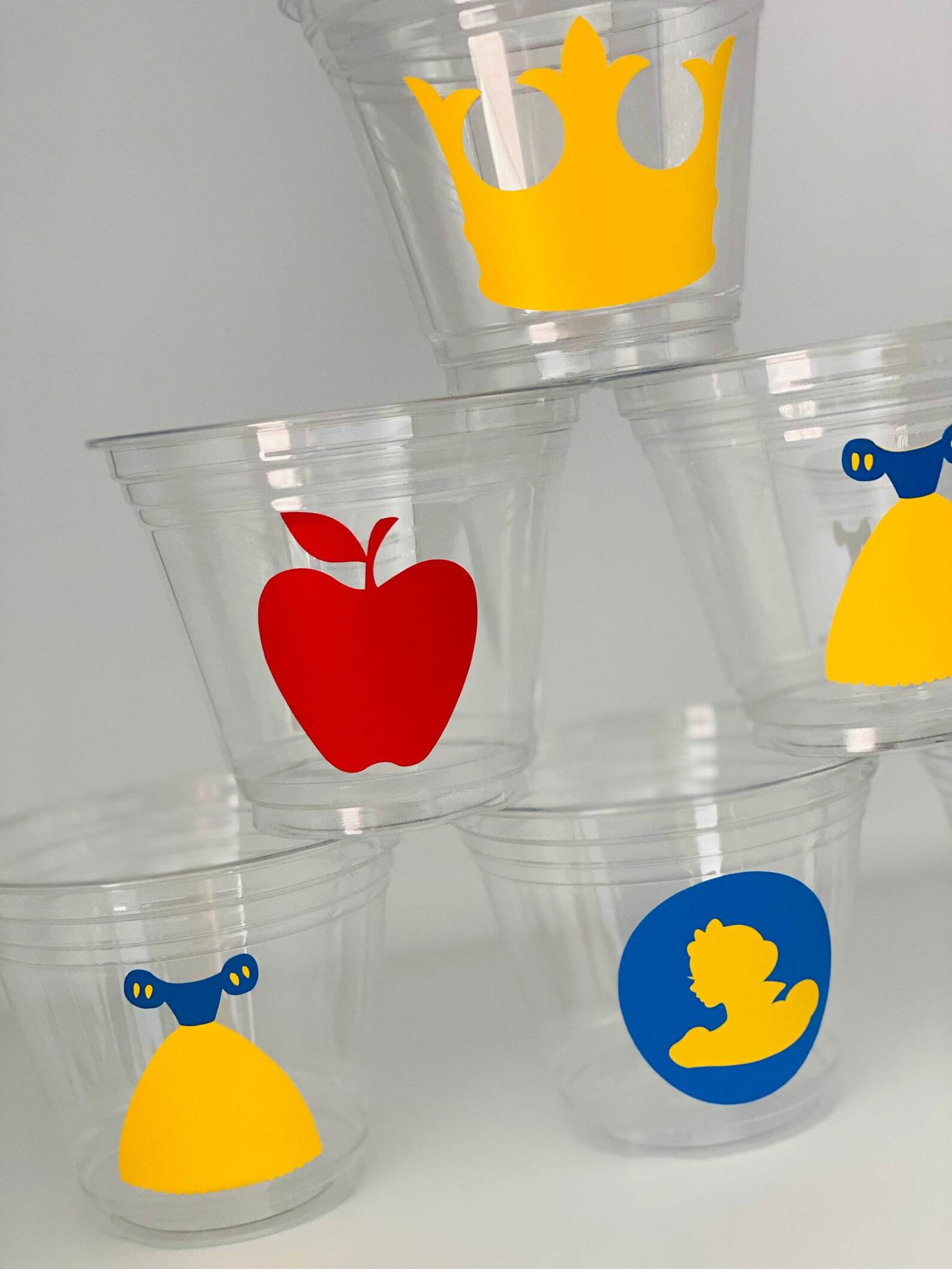 Snow White Party Snack Cups Snow White Birthday Party - Etsy