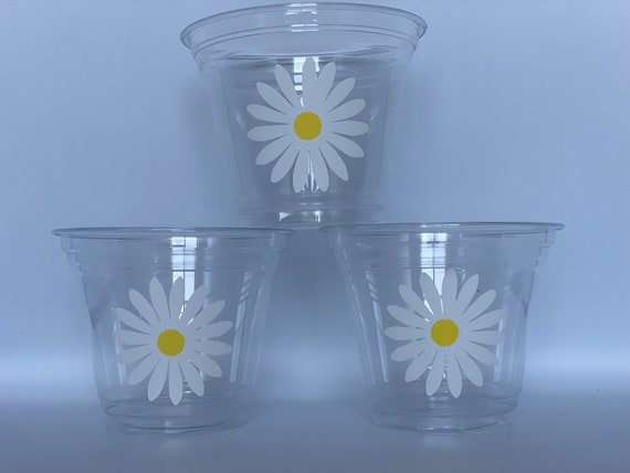 Daisy Party Cups Daisy Birthday Party Baby Shower Flower - Etsy