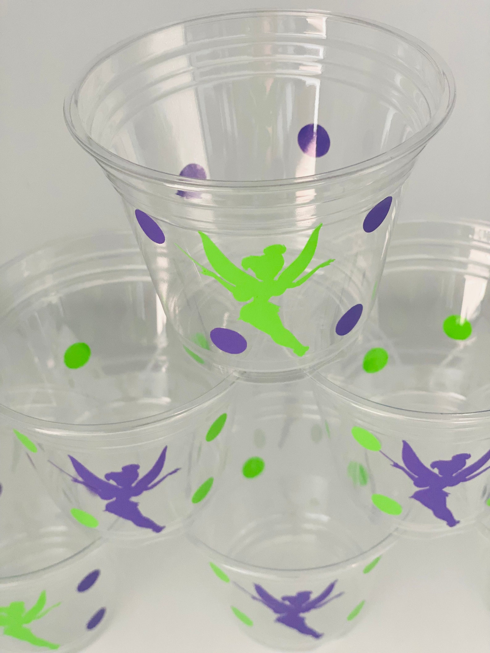 Tinkerbell Party Snack Cups Fairy Party Snack Cups - Etsy