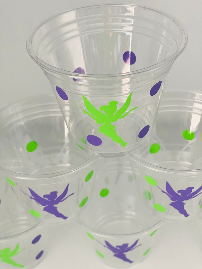 Tinkerbell Party Snack Cups Fairy Party Snack Cups - Etsy