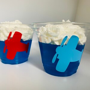 Airplane Party Snack Cup, Pilot Party Cups, Airplane Birthday Party ...