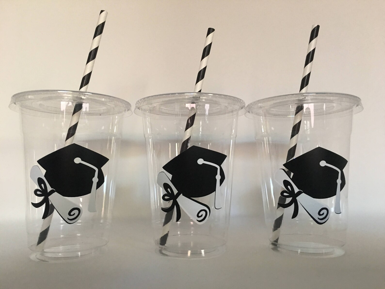 Graduation Party Cups High School Graduation Party - Etsy