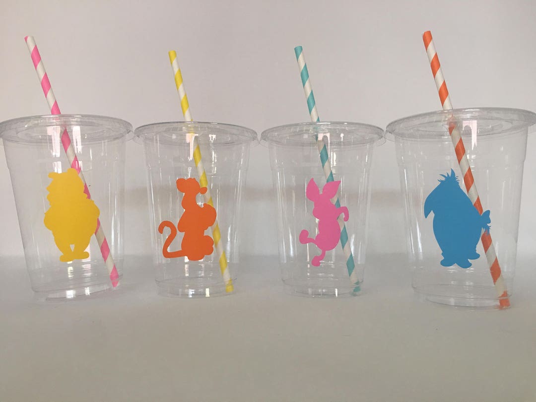 Winnie the Pooh Party Cups, Winnie the Pooh Baby Shower, Winnie the ...