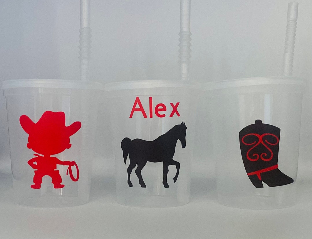 Cowboy Party Cups, Cowboy Birthday Party Cup, Sheriff Party Cup ...