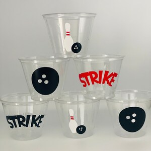 Bowling Party Snack Cups,bowling Birthday Party, Bowling League Party ...