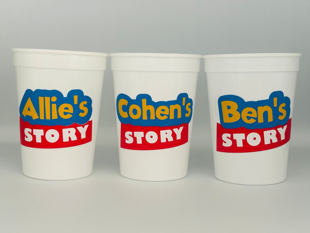 Toy Story Party Reusable Cups, Toy Story Birthday Cups, Woody Party ...
