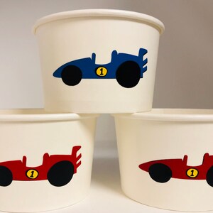 Race Car Party Cups Race Car Birthday Party Racing Party - Etsy