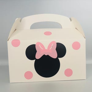 Minnie Party Favor Boxes, Minnie Favor Boxes, Minnie Birthday Party ...