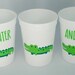 Alligator Party Cups Alligator Birthday Party Cups Alligator - Etsy