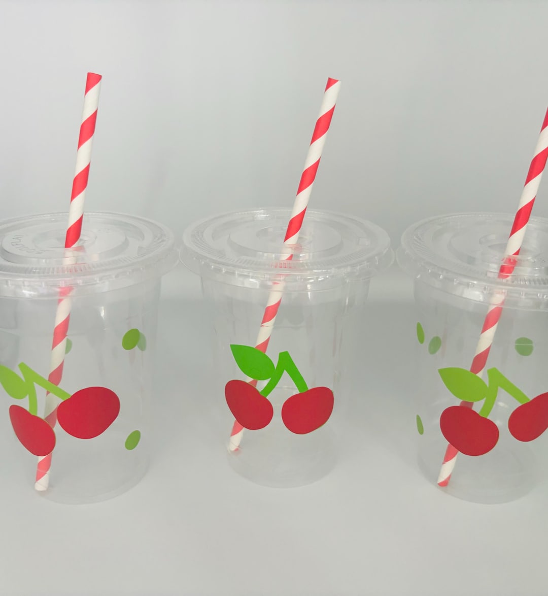 Cherry Party Cups, Cherry Birthday Cups, Cherry Baby Shower Cups ...