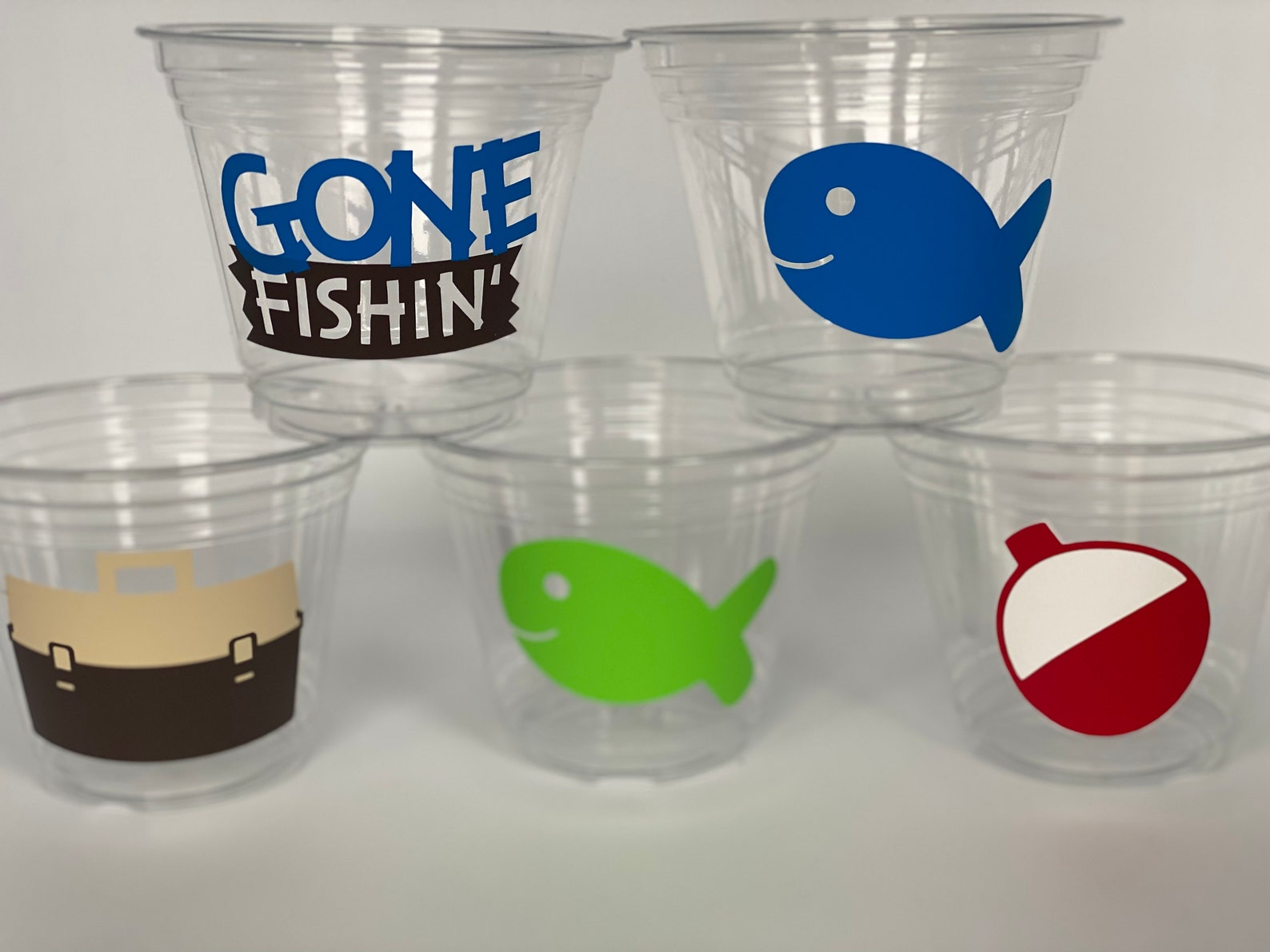 Fishing Party Cups Fishing Birthday Party Cups Fishing Party | Etsy
