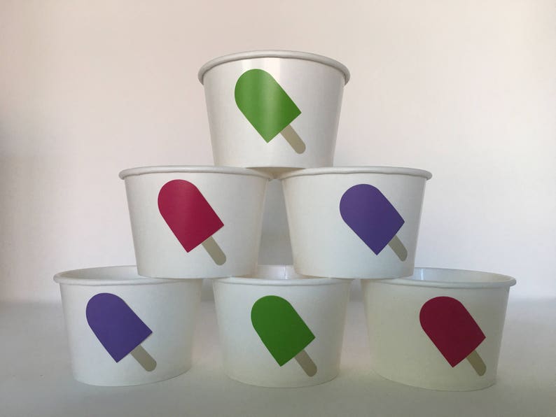 Popsicle Party Snack Cups Popsicle Birthday Party Snack Cups - Etsy