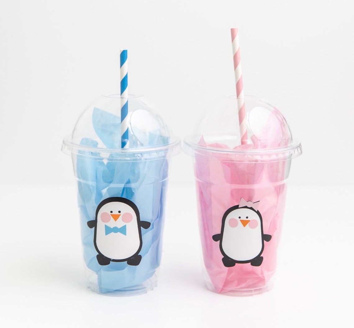Penguin Party Cups Penguin Birthday Party Cups Penguin Party - Etsy