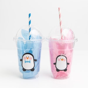 Penguin Party Cups, Penguin Birthday Party Cups, Penguin Party Supplies ...