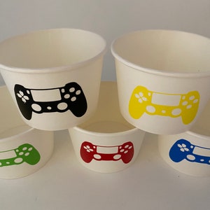 Gaming Party Snack Cups Gamer Party Snack Cups Video Game - Etsy