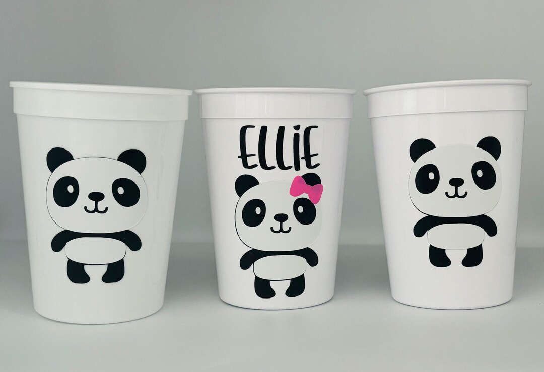 Panda Party Cups, Panda Birthday Party Cups, Panda Baby Shower, Panda ...