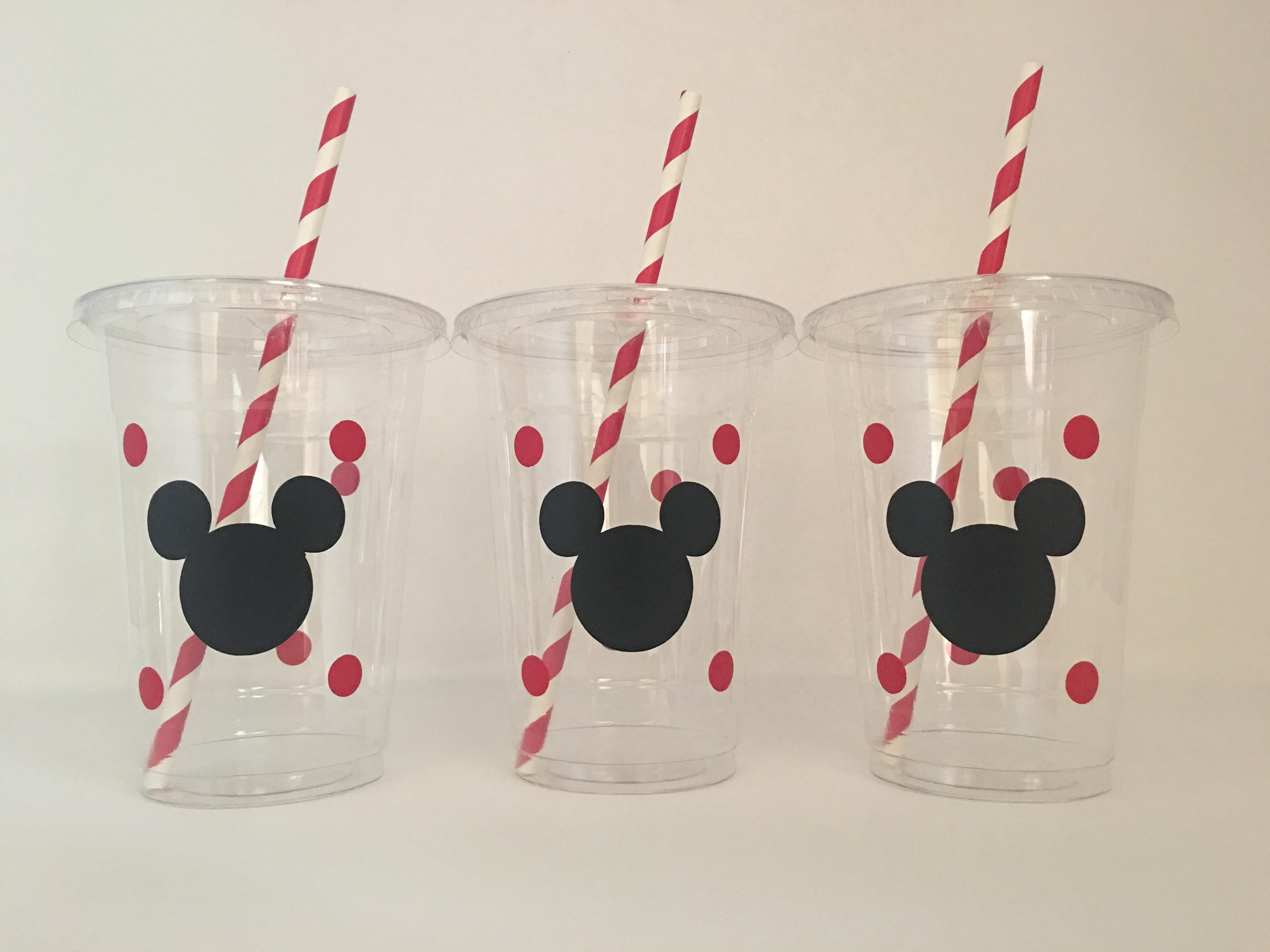 Mickey Mouse Party Cups Mickey Birthday Party Cups Mickey - Etsy