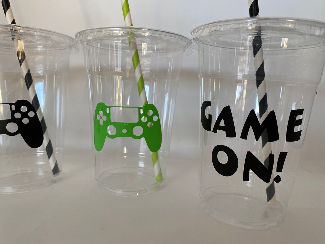 Video Game Party Cups Gaming Party Gamer Party Cups Video - Etsy