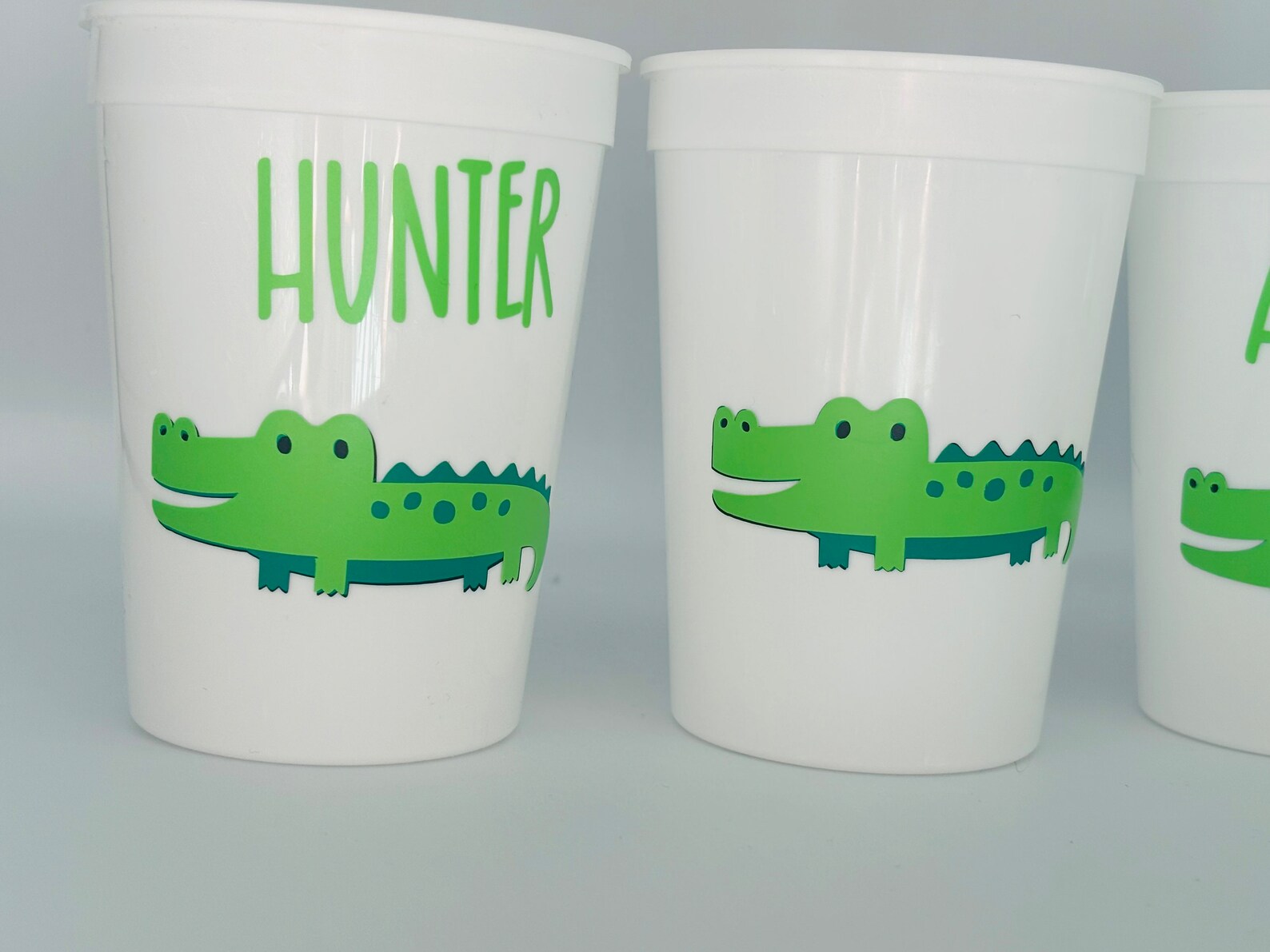 Alligator Party Cups, Alligator Birthday Party Cups, Alligator Baby ...