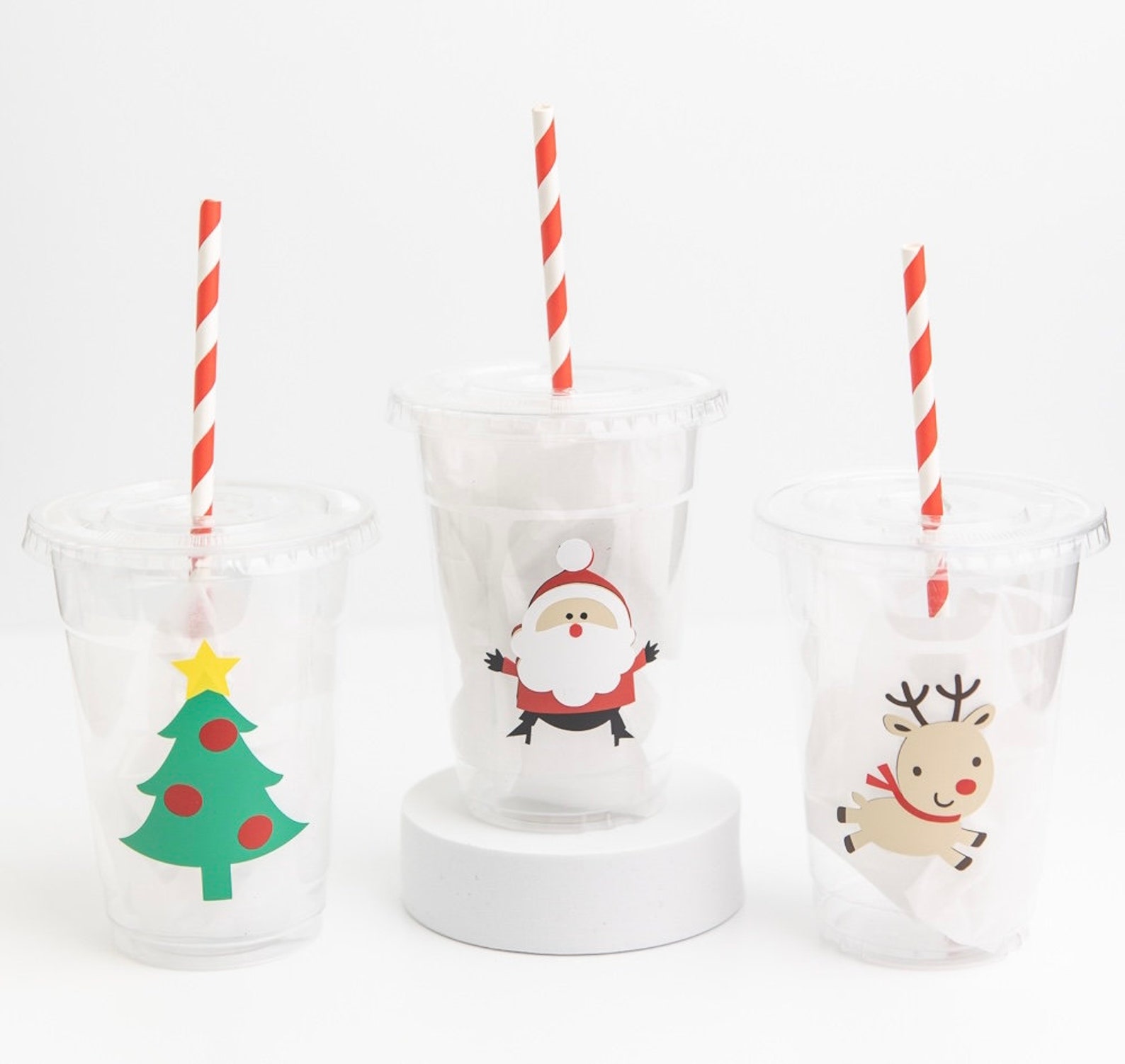 Christmas Party Cups, Santa Party Cups, Christmas Birthday Party Cups ...