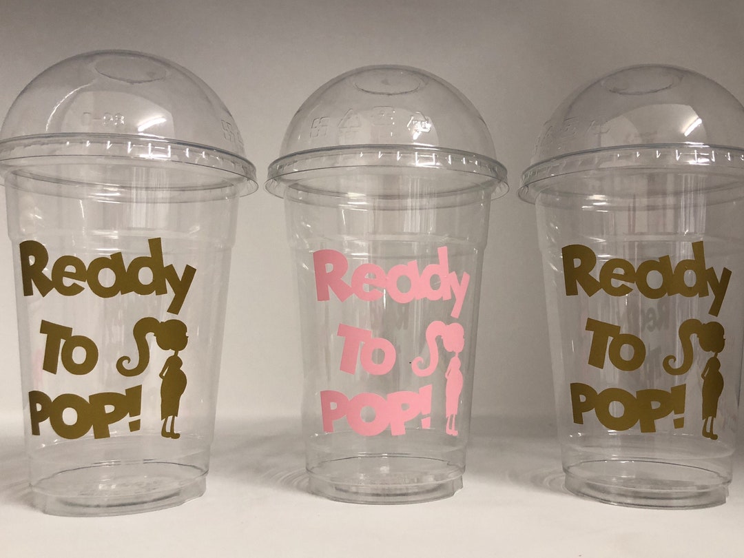 Ready to Pop Party Cups Ready to Pop Favors Baby Shower - Etsy