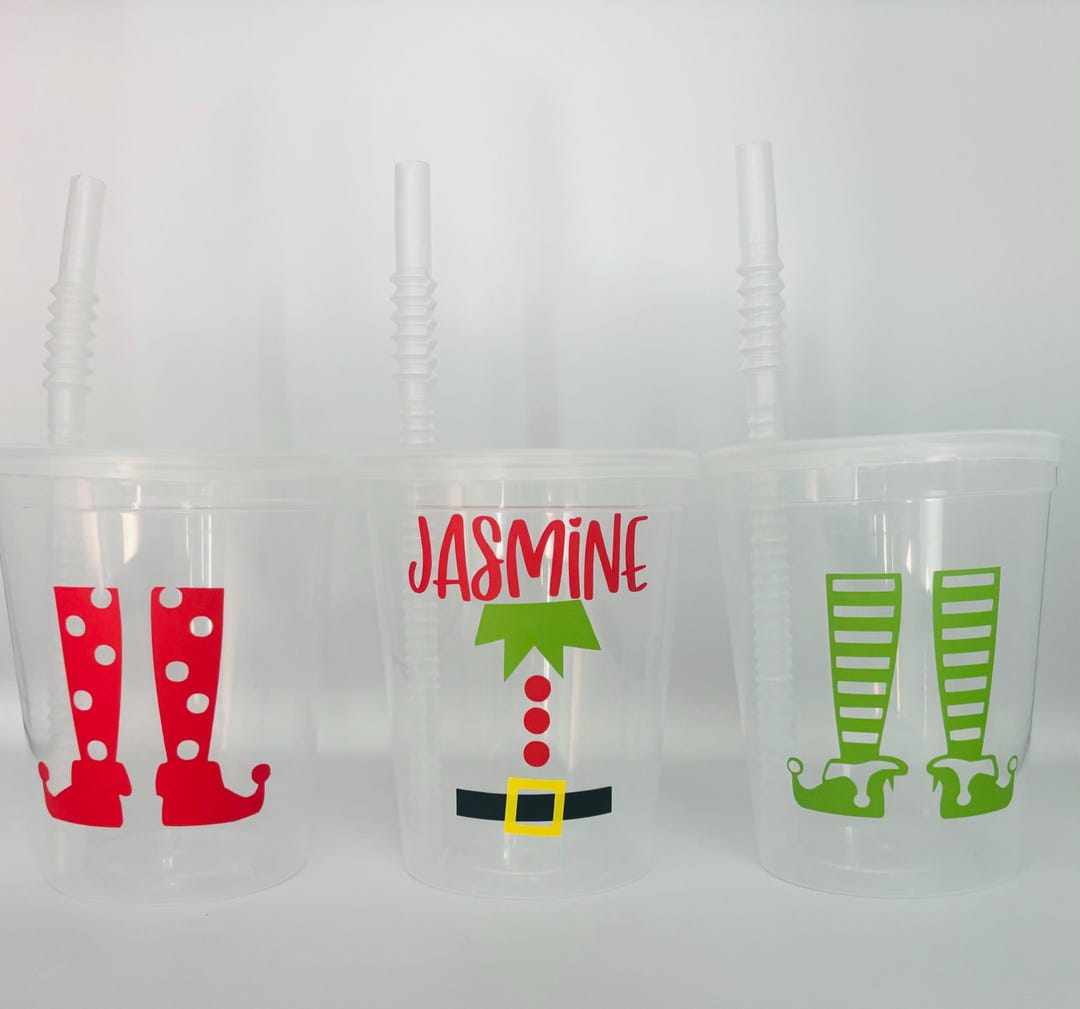 Elf Party Cups, Elf Birthday Party Cups, Christmas Party Cups, Elf ...