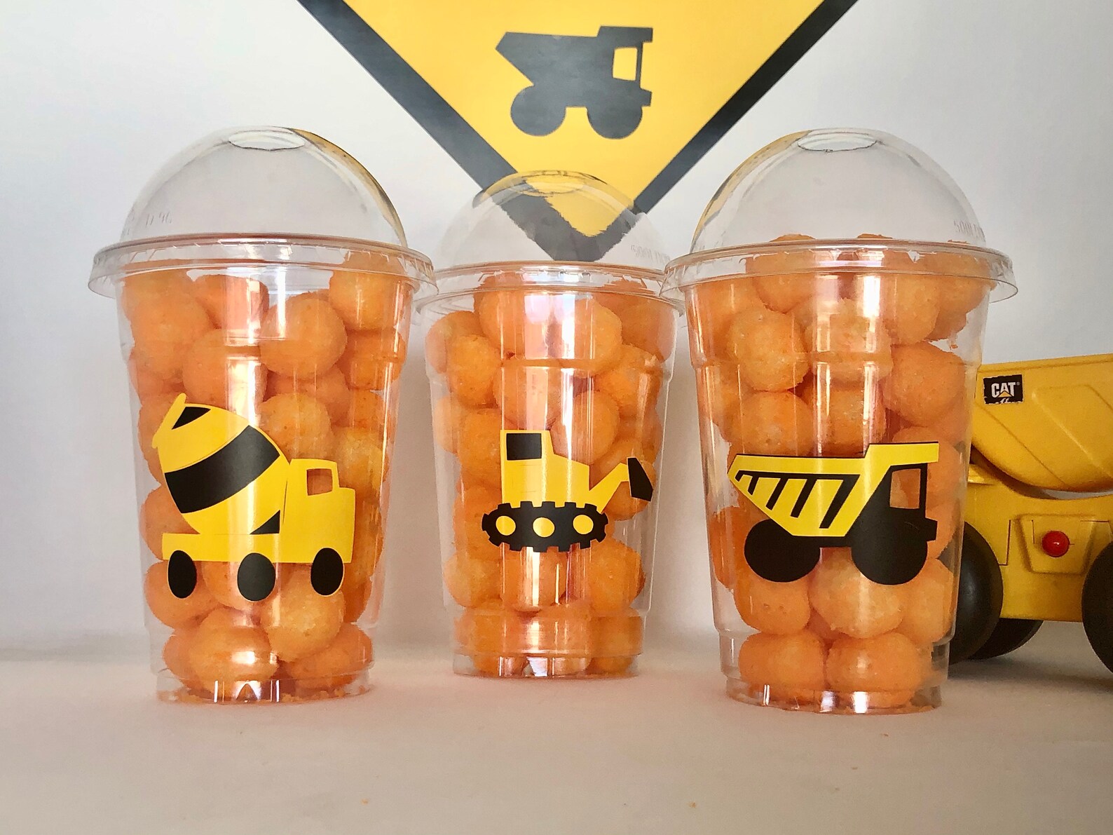 Construction Party Cups Construction Birthday Party Cups - Etsy
