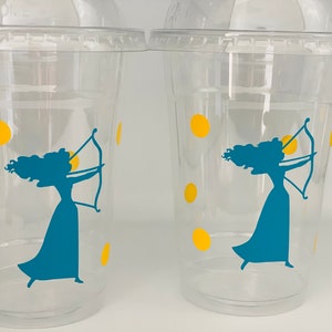 Brave Party Cups, Merida Party Favor Cups, Brave Birthday Party Cups ...