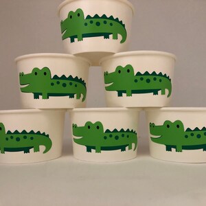 Alligator Party Cups Alligator Birthday Party Alligator Baby - Etsy