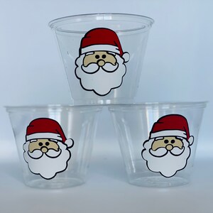 Christmas Party Cups, Santa Party Cups, Christmas Birthday Party Cups ...