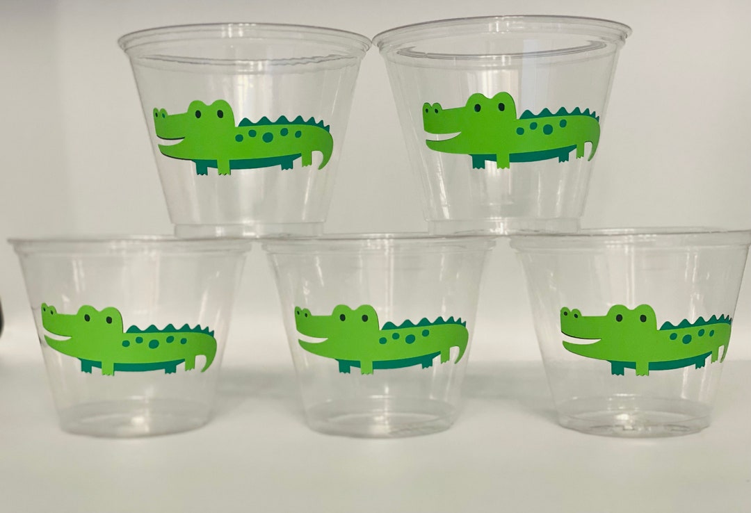 Alligator Party Cups, Alligator Birthday Party, Alligator Baby Shower ...