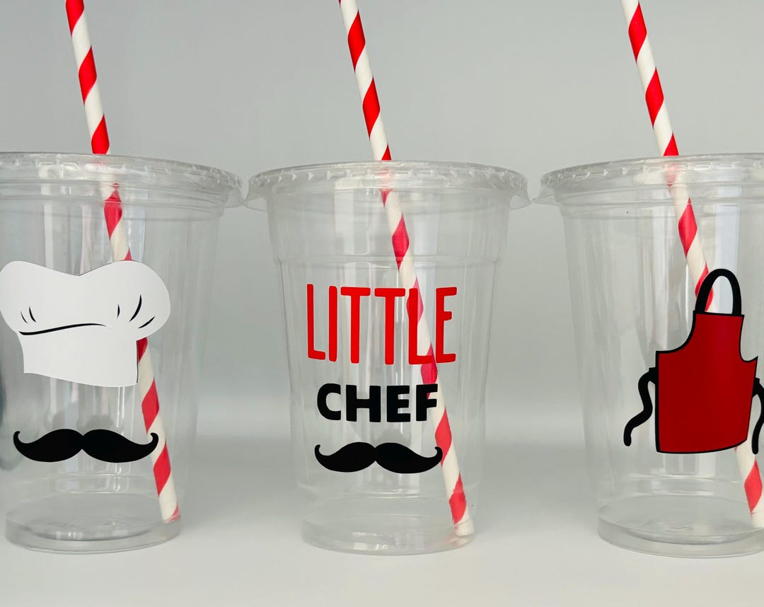 Chef Party Cups, Cooking Party Cups, Chef Birthday Party, Chef Party ...