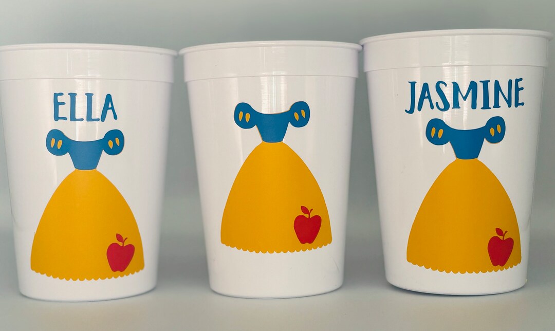 Snow White Party Cups, Snow White Birthday Party, Snow White Party ...