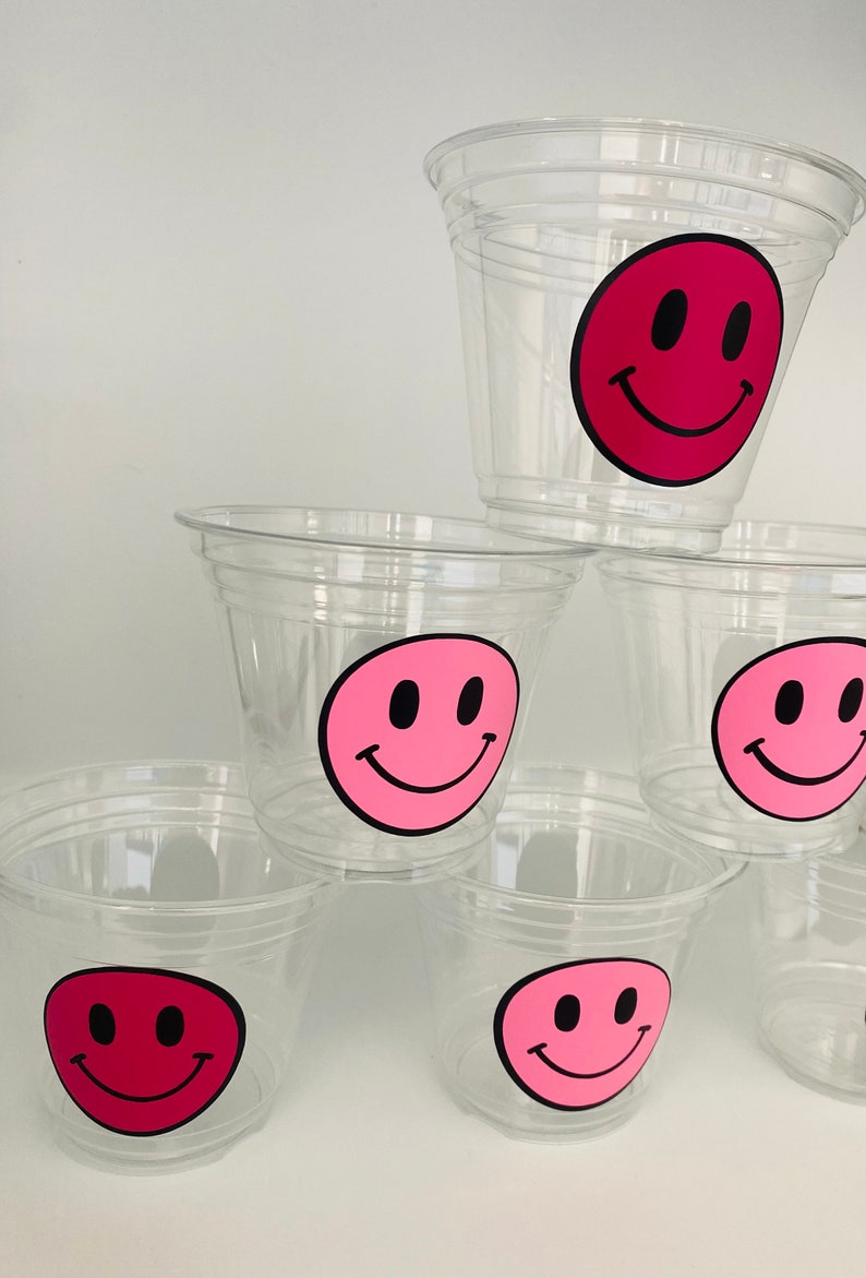 Pink Smiley Party 1st Birthday Smiley Face Party Smiley - Etsy