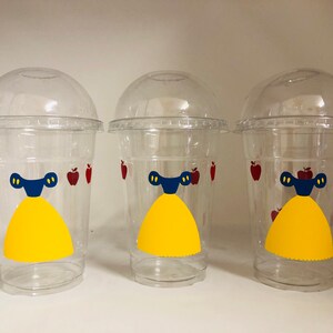 Snow White Party Cups Snow White Party Snack Cups Snow White | Etsy