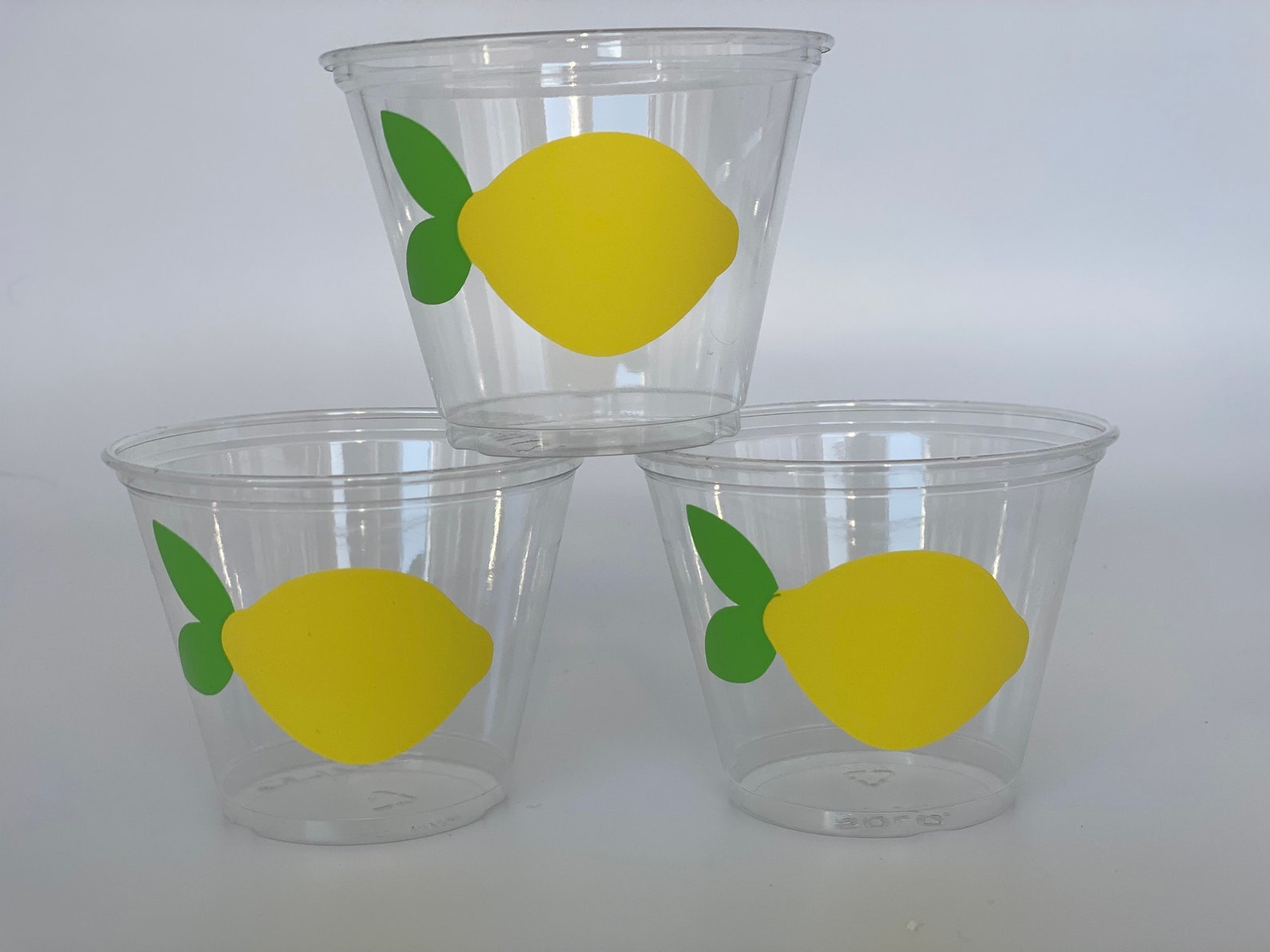 Lemon Party Cups Lemon Birthday Party Cups Lemon Party - Etsy