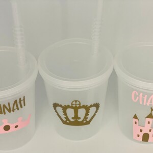 Princess Party Cups, Princess Party Favors, Princess Birthday Party ...