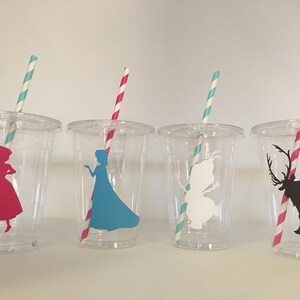 Frozen Party Cups, Frozen Birthday Party Cups, Elsa Party Cups, Anna ...