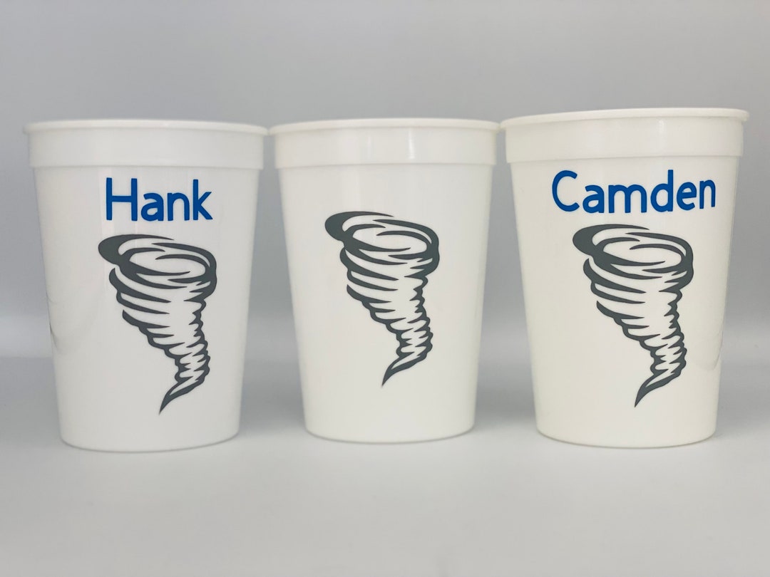 Tornado Party Cups, Weather Birthday Party, Thunder, Lighting Party ...
