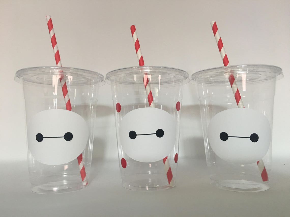 Big Hero 6 Party Cups Big Hero 6 Birthday Party Cups Baymax - Etsy
