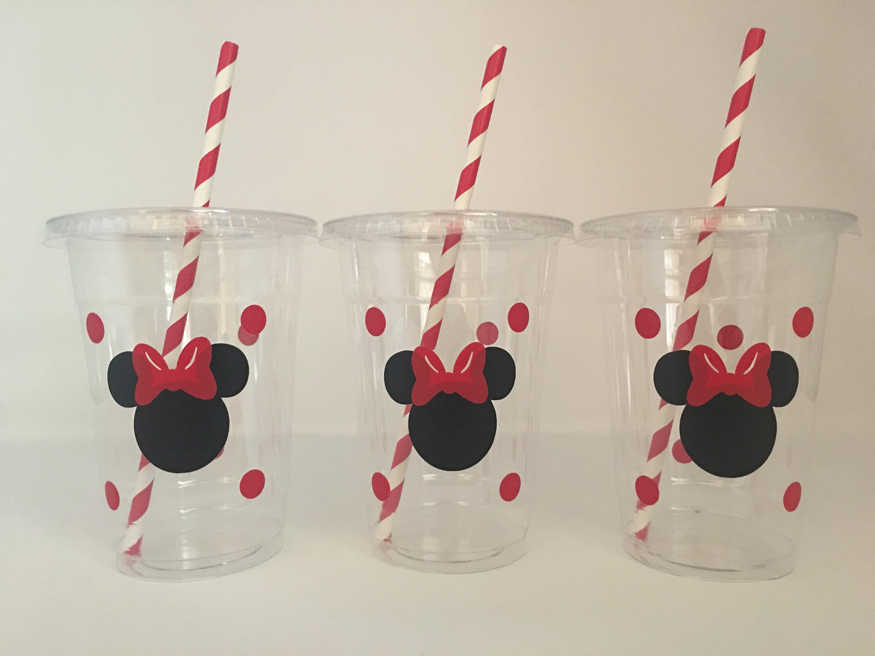 Minnie Mouse Party Cups Minnie Mouse Birthday Cups Minnie - Etsy