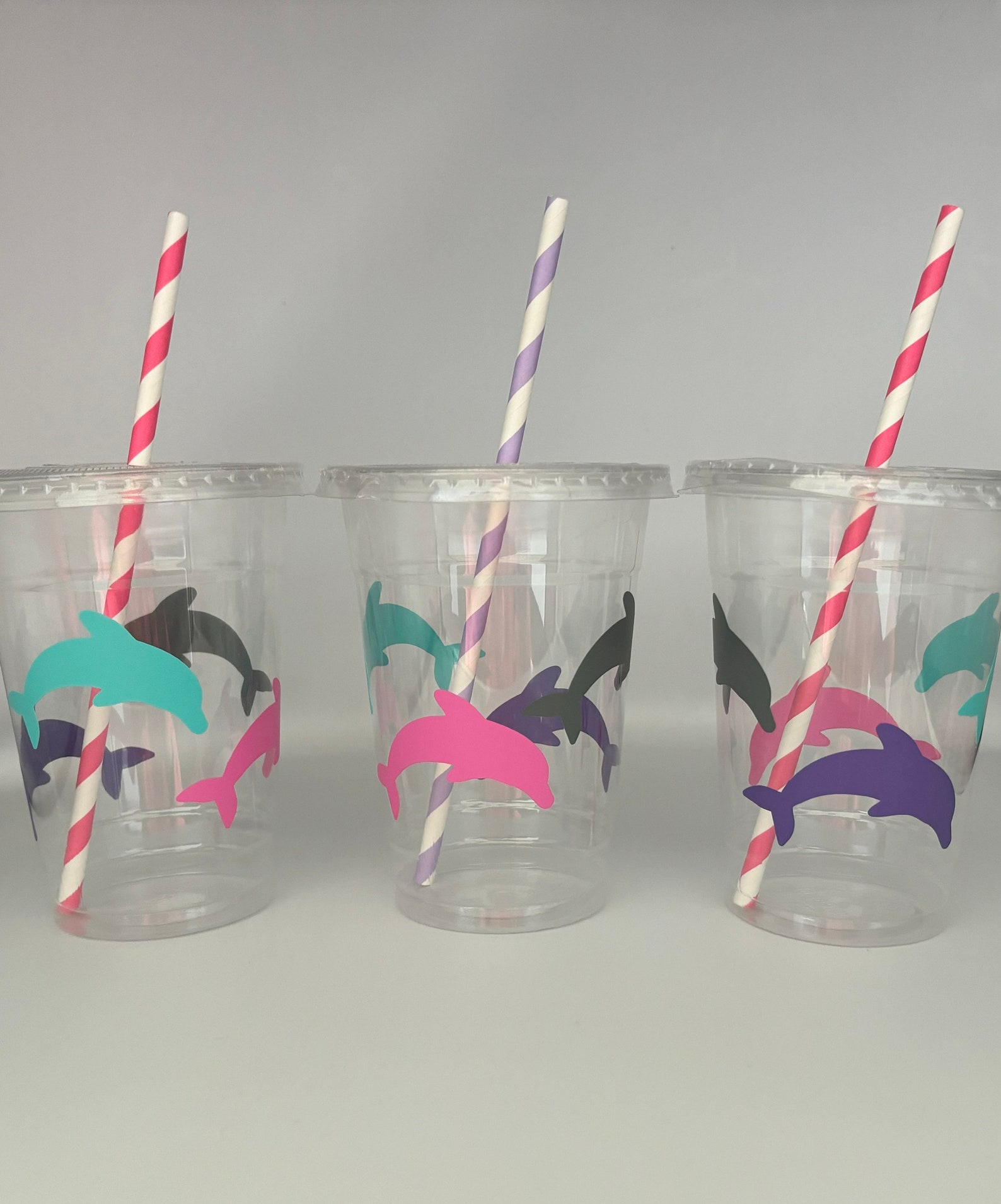 Dolphin Party Cups, Ocean Party Cups, Dolphin Birthday Party Cups ...