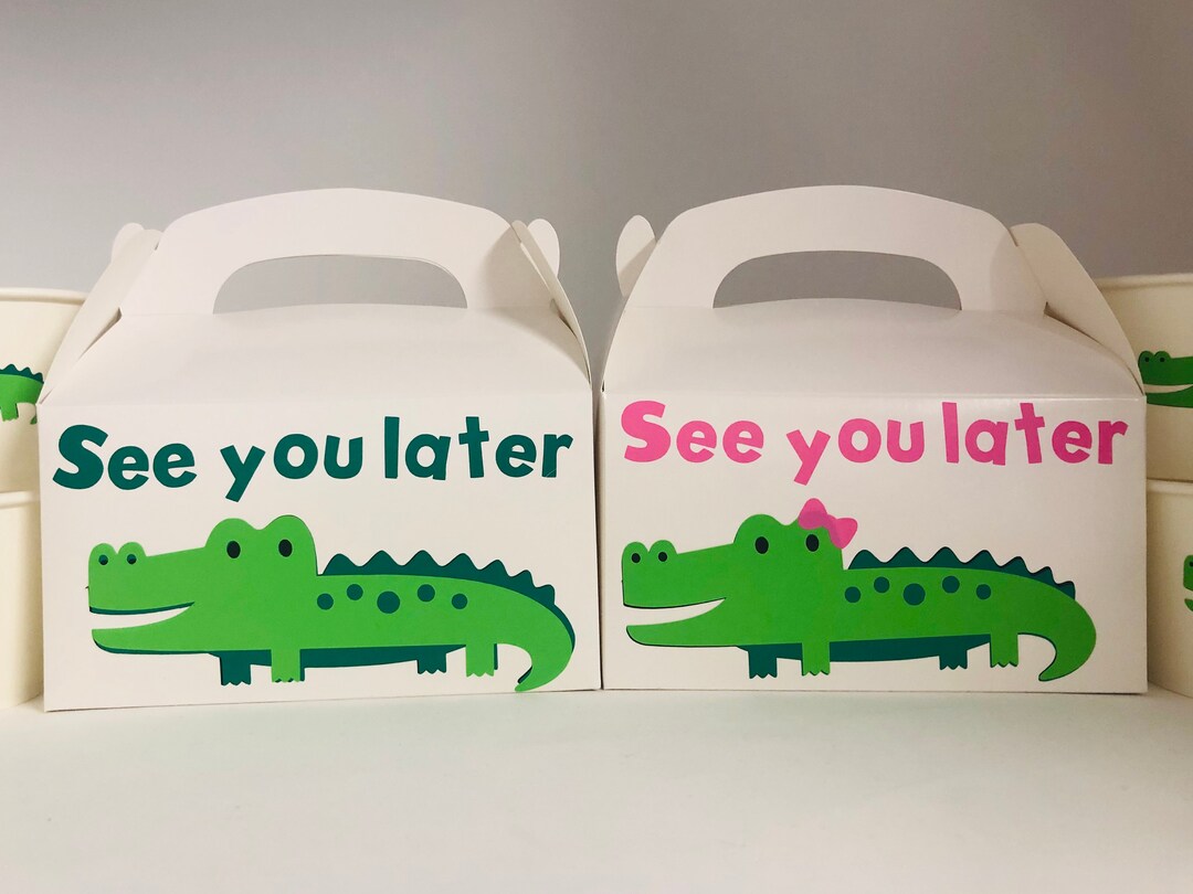 Alligator Party Favors, Alligator Birthday Party, Alligator Party Favor ...