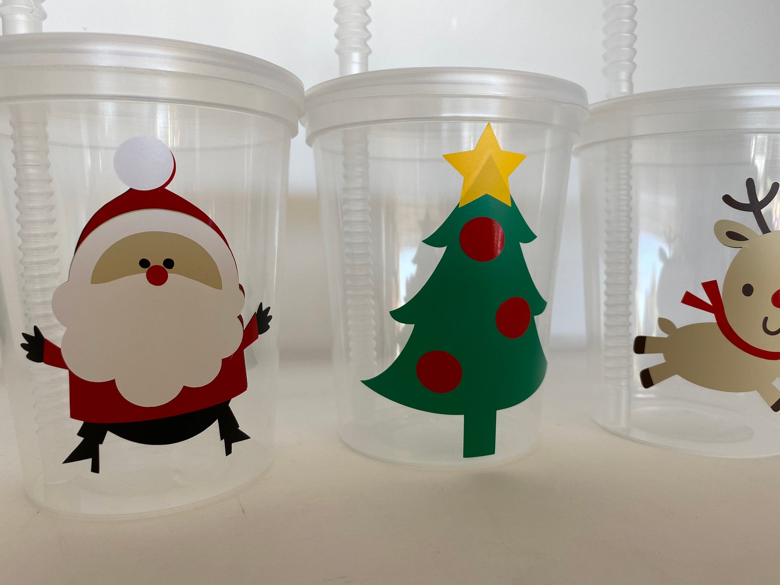 Christmas Party Cups Reusable Christmas Party Cups Christmas - Etsy