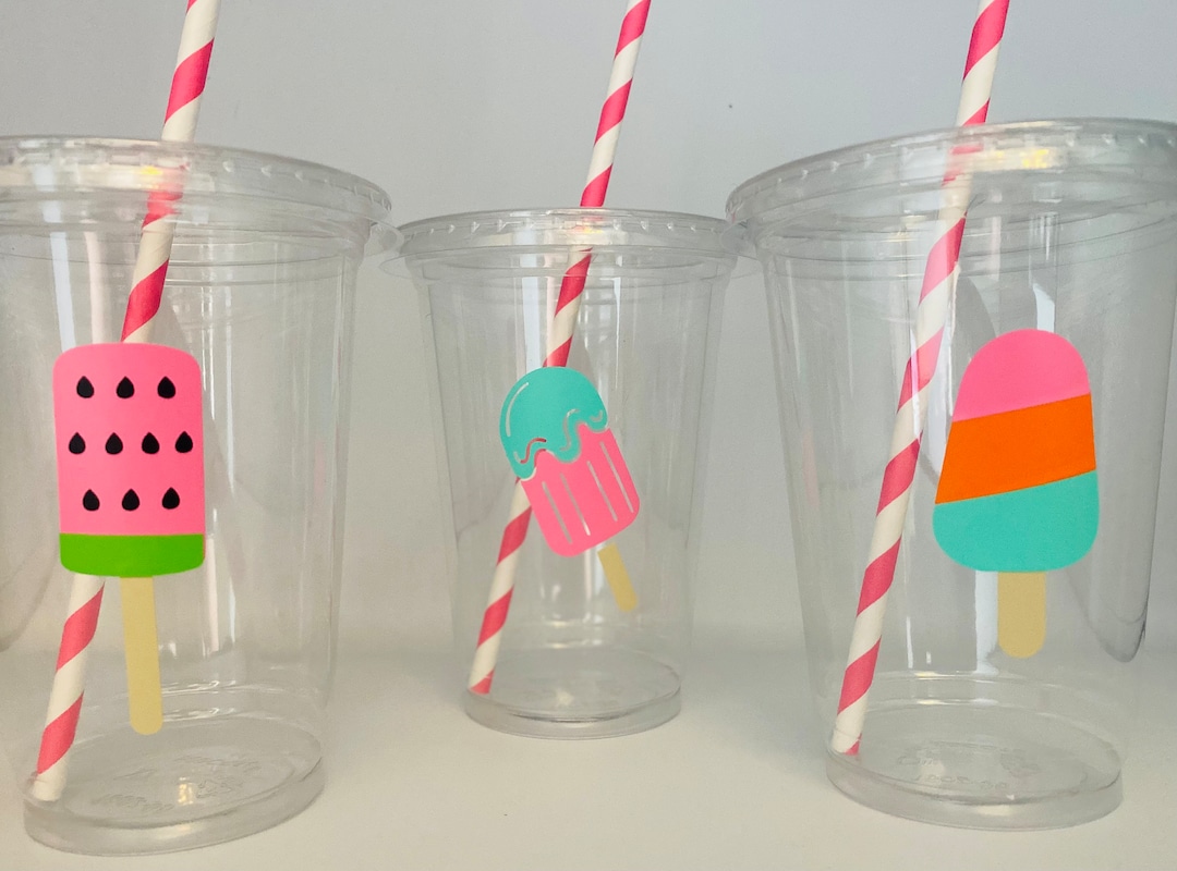 Popsicle Party Cups, Popsicle Birthday Party,popsicle Favors,popsicle ...