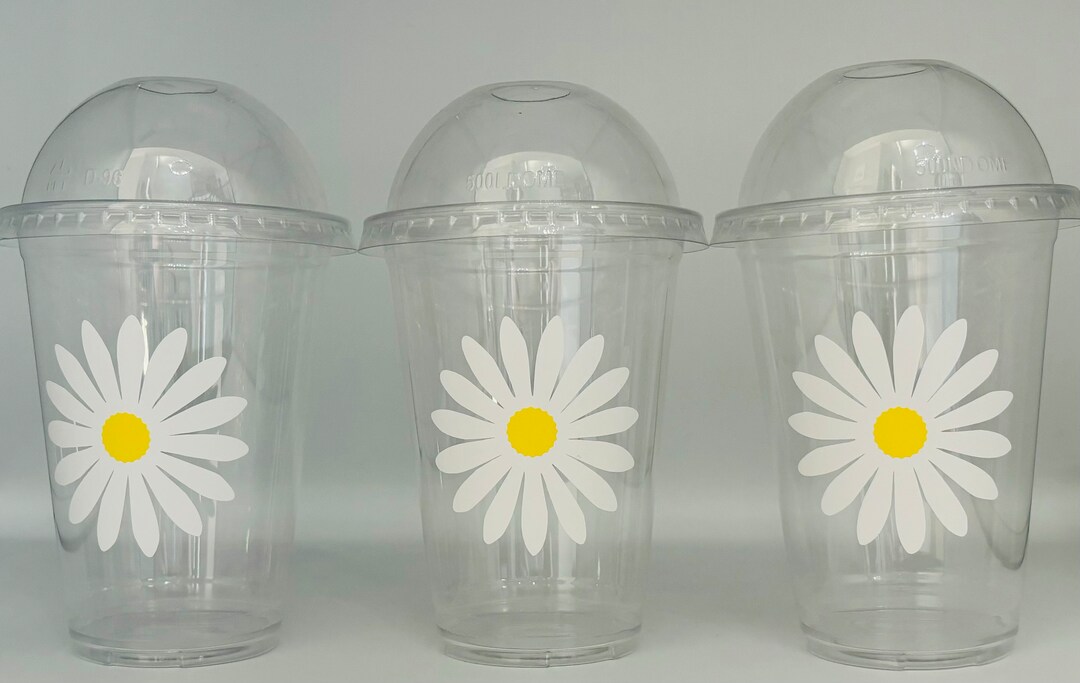 Daisy Party Cups, Daisy Birthday Party Cups, Flower Party Cups, Daisy ...