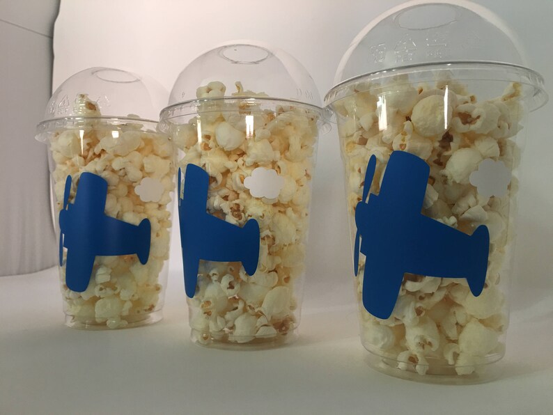 Plane Party Cups Plane Birthday Party Cups Things That Go - Etsy